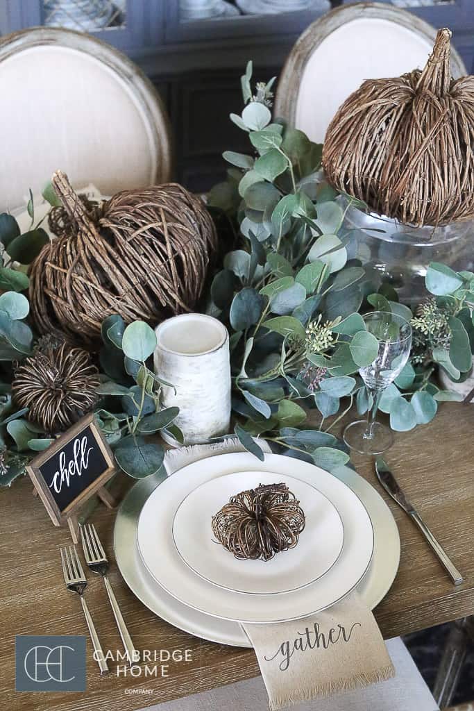 Beautiful Fall Table Setting – Cambridge Home Company